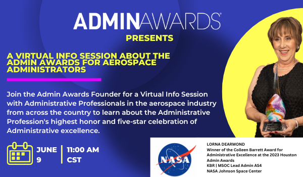 Aerospace Admin Awards Virtual Info Session